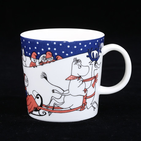 MUMIN MUG, porcelain, Christmas mug, Moomin Characters, Arabia, Finland ...