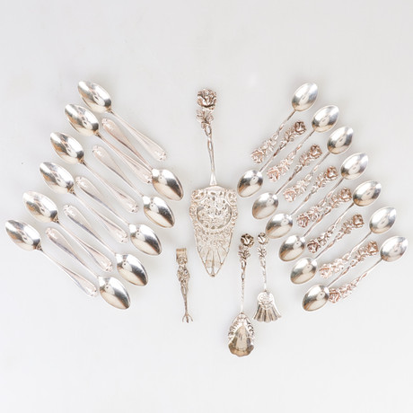 BESTICK,silver, 27 delar,Mema,GAB. Silver & Metall - Silver - Auctionet