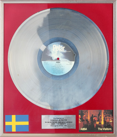 ABBA, platinum disc. Miscellaneous - Miscellaneous - Auctionet