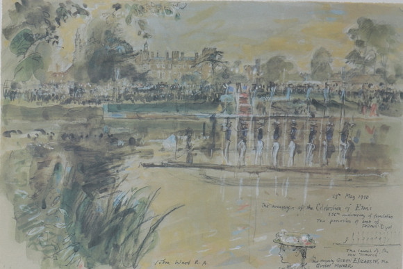 JOHN WARD. ETON - 550 VUOTTEEN JUHLI. Taide - Piirrokset - Auctionet