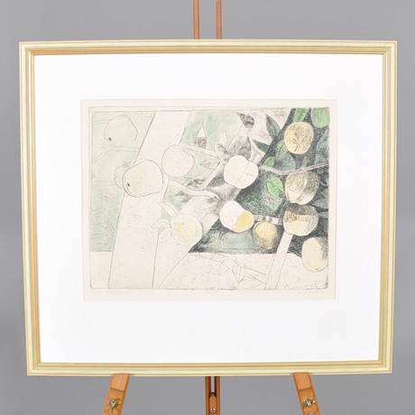 THOMAS FRANZÉN "Astrakan" Etching Signed and numbered 23/100. Art ...