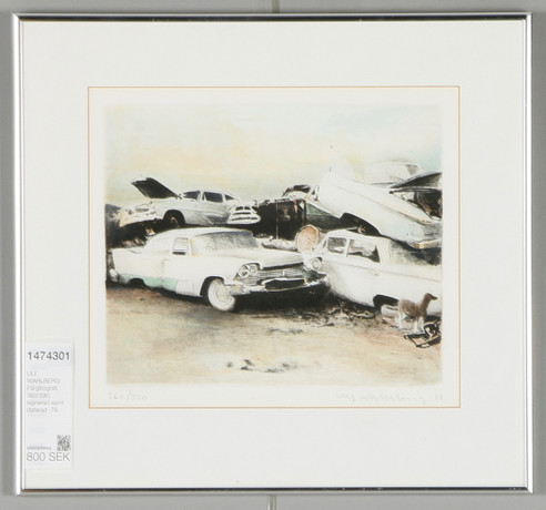 ULF WAHLBERG. Färglitografi, 360/390, signerad samt daterad -78. Konst ...