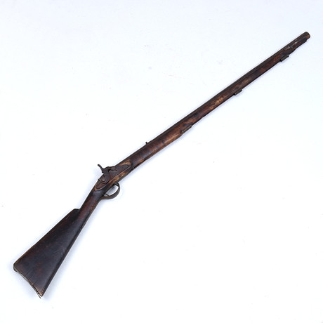 BLOCK RIFLE, with octagonal barrel, 19th century. Weapons & Militaria ...