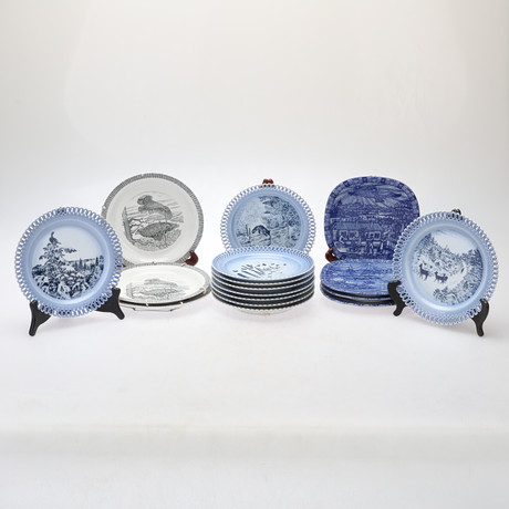 SAMLARTALLRIKAR, 10 st Djur i gryning, B & G, samt Svensk Natur, 3 samt ...