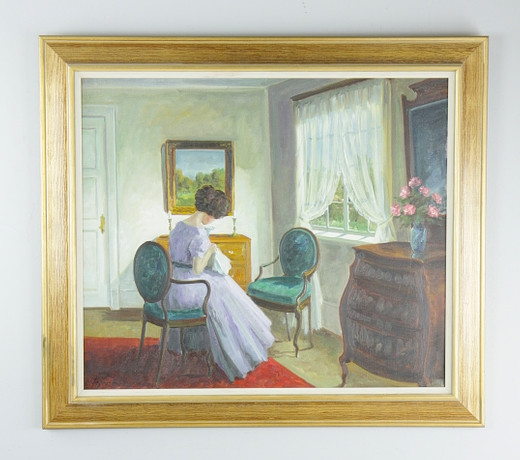 INGER BO. oil on canvas, signed. Art - Paintings - Auctionet