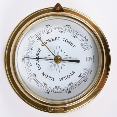 SHIP BAROMETER, brass, Philips, Germany, 1900s. Miscellaneous ...