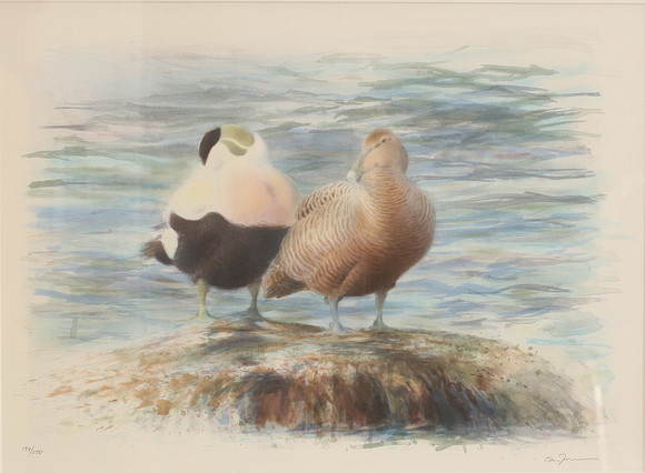 LARS JONSSON. Color lithograph, signed and numbered. Art - Engravings ...