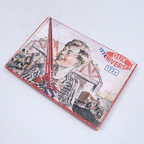 DUX UNIVERSAL Baukasten 122z, building box, original box, made in ...