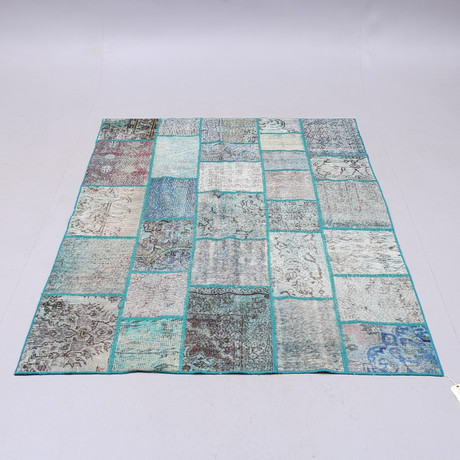 MATTA, turkisk, handknuten, Blue Mosque Patchwork. Mattor & Textil ...