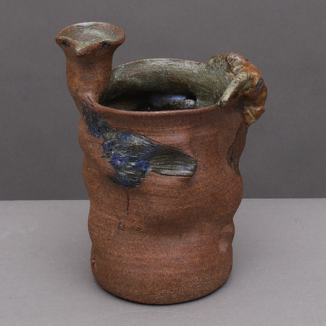 VAS, Keramik, Fågel & Bock, Amie Stålkrantz, signerad. Keramik ...