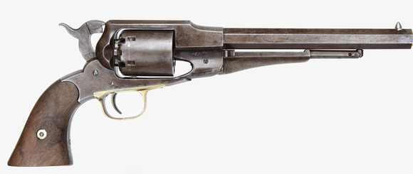 sesenta y cinco. REVOLVER BLOCK LOCK, americano, acción simple, marca ...