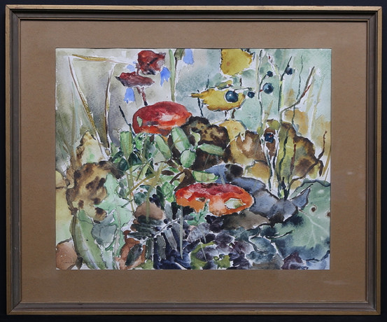 GERDA LJUNGBERG. Akvarell, signerad. Konst - Måleri - Auctionet