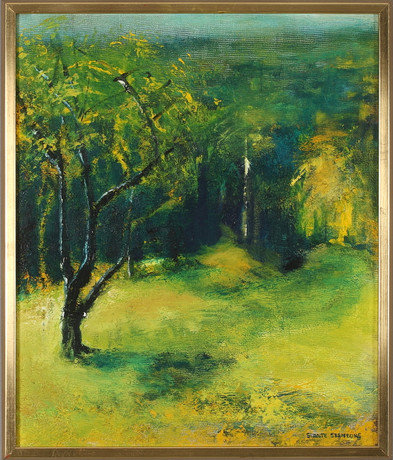 SVANTE STENBORG. September day, oil on canvas, signed. Art - Paintings ...