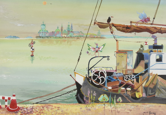 MARCEL GENAY. oil on canvas. Art - Paintings - Auctionet