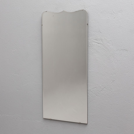 MIRROR with ground glass, 1940s/50s. Mirrors - Auctionet