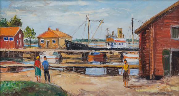 KURT-ERIK HEINONEN. OIL on canvas, signed, 20th century. Art ...