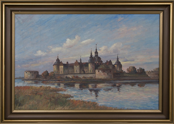 LAGE CARLSSON. OIL on canvas, Kalmar Castle, signed, 1900s. Art ...