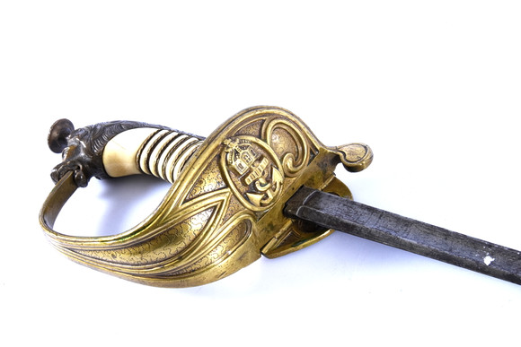 GERMAN MARINE OFFICER SABEL, model ca 1890. Weapons & Militaria - Edged ...