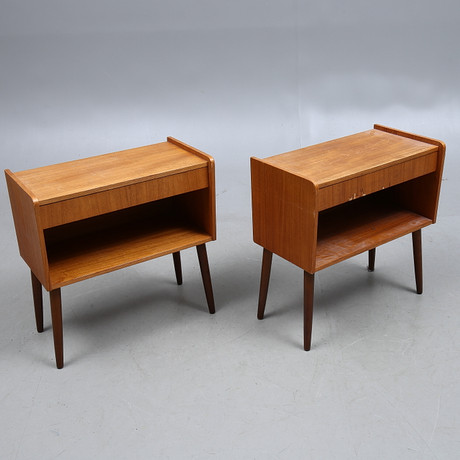 SÄNGBORD, ett par, 1950/60-tal. Möbler - Övrigt - Auctionet