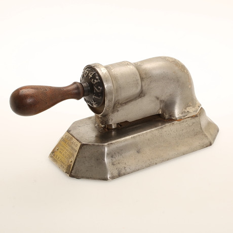 CHECK PERFORATOR, 1800-tal, Chicago. Övrigt - Modern Teknik ...