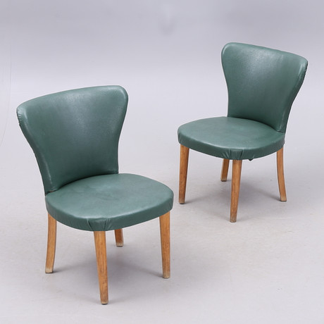 STOLAR, 1 par, 1930/40-tal. Möbler - Fåtöljer & Stolar - Auctionet