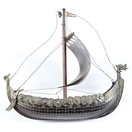 SCULPTURE, metal, Viking ship, Iron Art, Copenhagen. Art - Sculptures ...