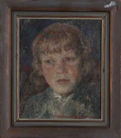 NORA VON SAMSON-HIMMELSTJERNA. olja på pannå, signerad. Konst - Måleri ...