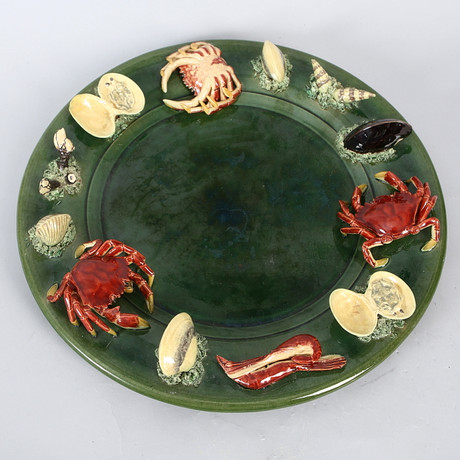 SHELLFISH DISH, ceramic, Portugal, 1900s. Ceramics & Porcelain ...