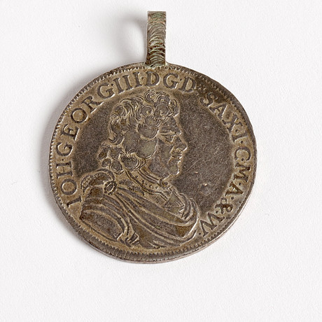 SILVERMYNT, Johan Georg III. Mynt, Medaljer & Frimärken - Mynt & Sedlar ...