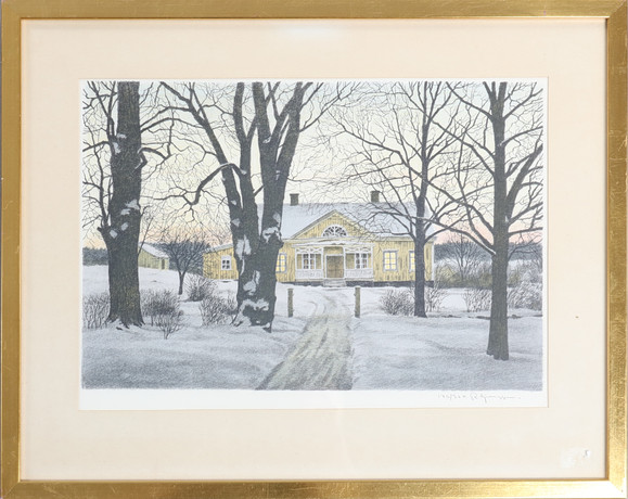 REINHOLD LJUNGGREN. , Color lithograph, signed and numbered 176/360 ...