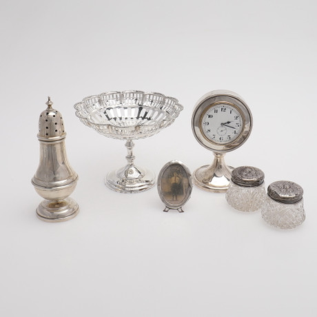 SILVER OBJECTS, SIX PARTS. Silver & Metals - Silver - Auctionet