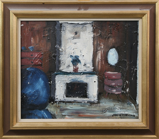 JAN E CARLSSON. OIL on canvas, signed, 20th century. Art - Paintings ...