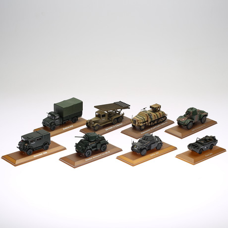 MODEL VEHICLES/COLLECTORS, 8 pcs, Military, Atlas Edition. Toys - Auctionet