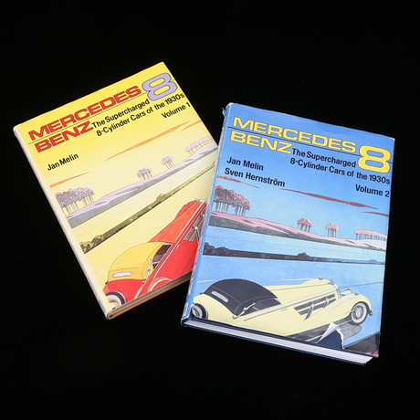 BOOKS, 2 pcs, Mercedes-Benz, the Supercharged 8-Cylinder Cars of the ...