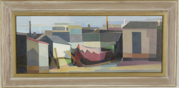 RAGNAR RING. Oil on Board. Art - Paintings - Auctionet