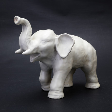 ANNA-LISA THOMSON. figurin,lergods,elefant,Upsala Ekeby, 1900-talets ...