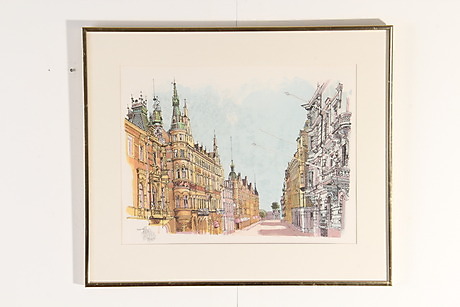 CLAES FOLCKER. LITHOGRAPHY, signed and numbered 80/200. Art - Paintings ...