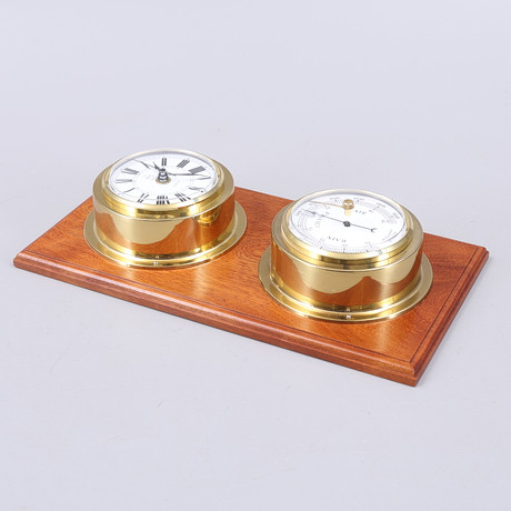 BAROMETER and CLOCK, Pilot Marine, 1900/2000s. Clocks & Watches - Other ...