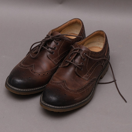 SKOR, herr, läder, Clarks, storlek 44, samtida. Vintagekläder ...