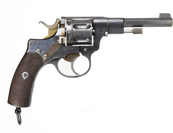 165. REVOLVER, Swedish, Double Action, make Husqvarna, model 1887 ...