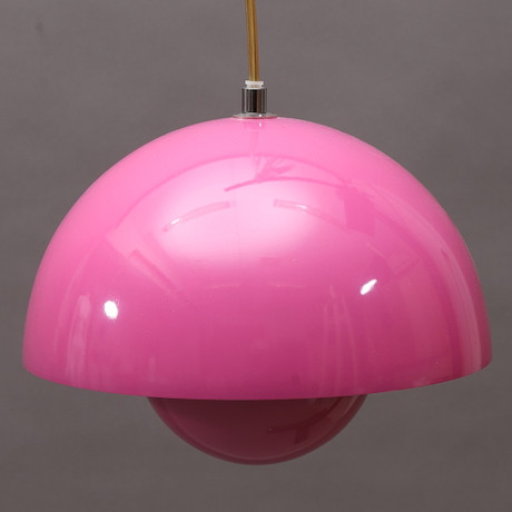 VERNER PANTON. ceiling lamp, ''Flowerpot'', 2070, Denmark. Lighting ...