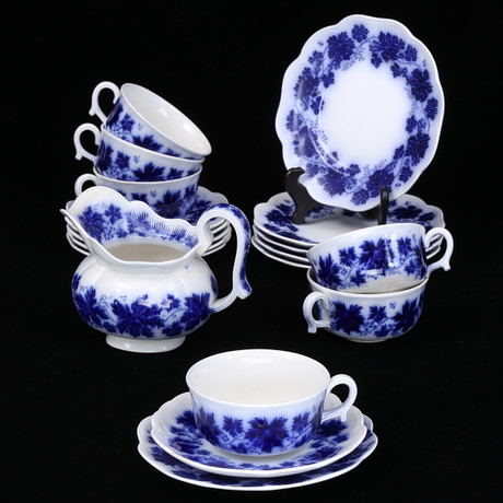 ARTHUR PERCY. Tea set, 19 pieces, porcelain, "Vine", Gefle. Ceramics ...