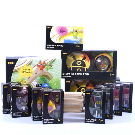 BRIO TRÄJÄRNVÄG, stort parti BrioNetwork, obegagnat. Leksaker - Auctionet