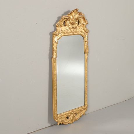 SPEGEL, förgylld, rokokostil, 1900-talets mitt. Speglar - Auctionet