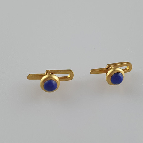 —Par SMOKING KNAPPAR/TAILCOAT KNAPPAR - 14kt. gult guld. Smycken ...