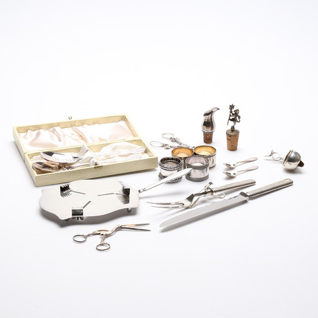 LOT OF A Collection OBJECTS. Silver & Metals - Other metals - Auctionet