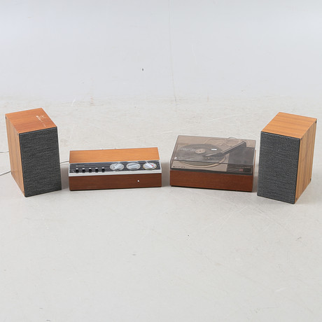 RECORD PLAYER, AMPLIFIER and SPEAKER, Philips Dux, 20th century ...