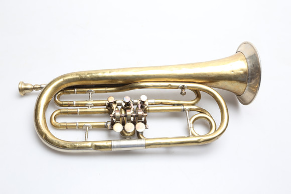 CORNETT, crowned with 3 crowns, reportedly 1850s/60s. Miscellaneous ...