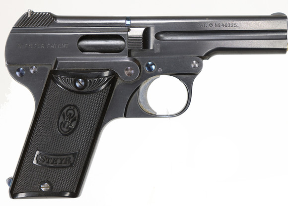 64. PISTOL, Austrian, Semi-automatic, make Steyer, model 1908, caliber ...