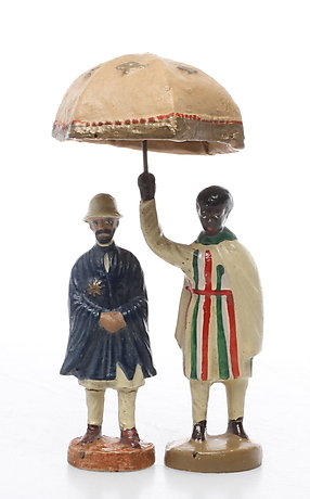 NB and GJ Emperor Haile Selassie and screen bearer. Belgium. Toys ...